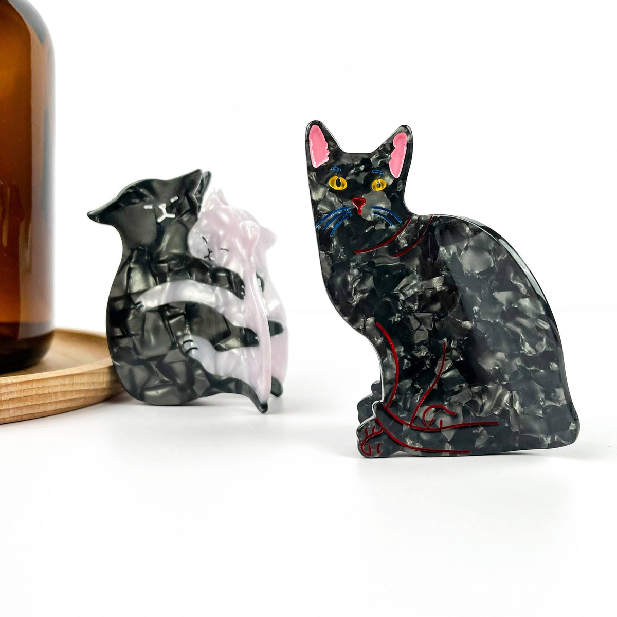 Cute Cat Series Hair Claw Clip, Savannah Cat Claw Clip – My Little ...