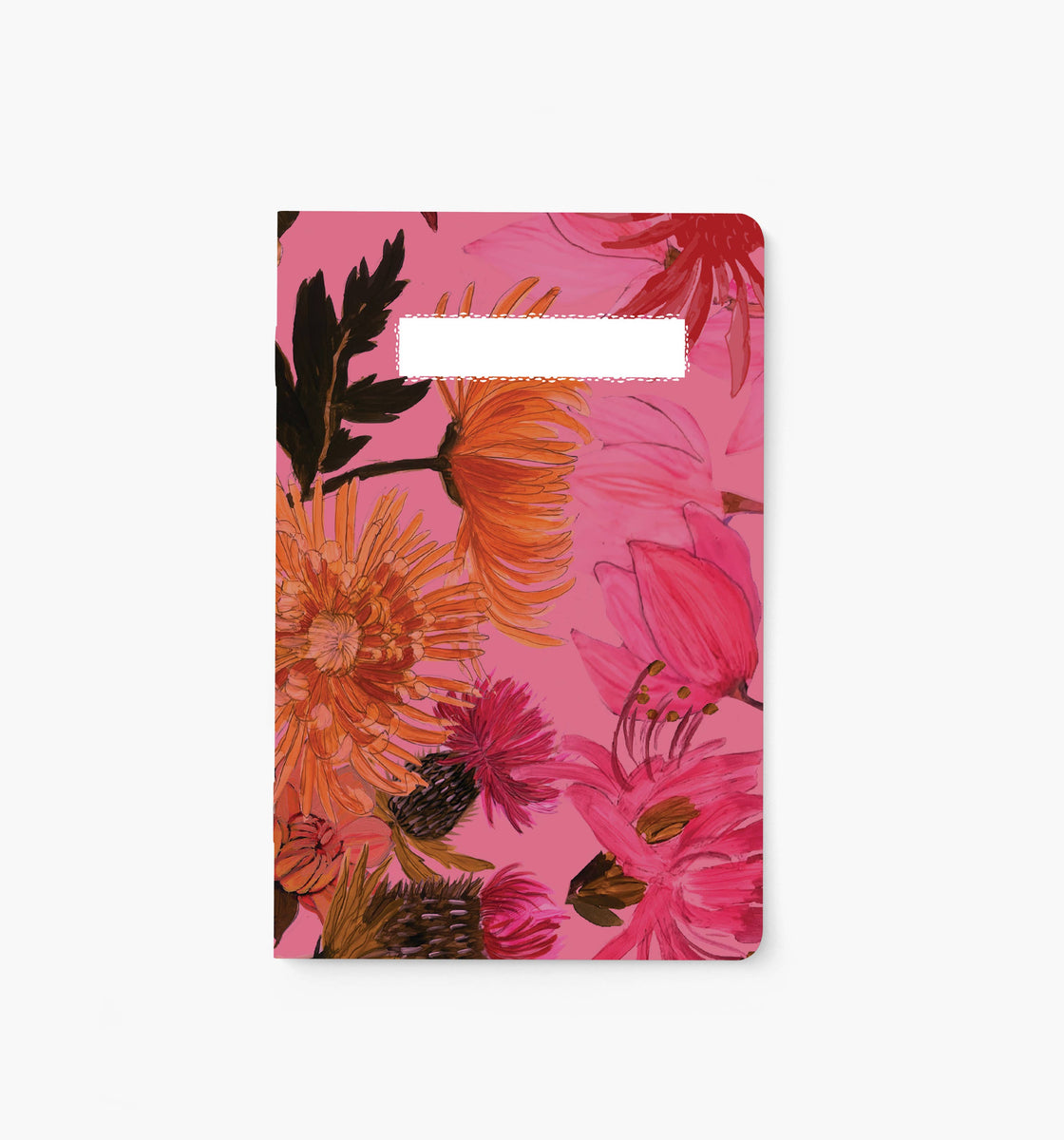 Magenta Floral Notebook – My Little Belleville