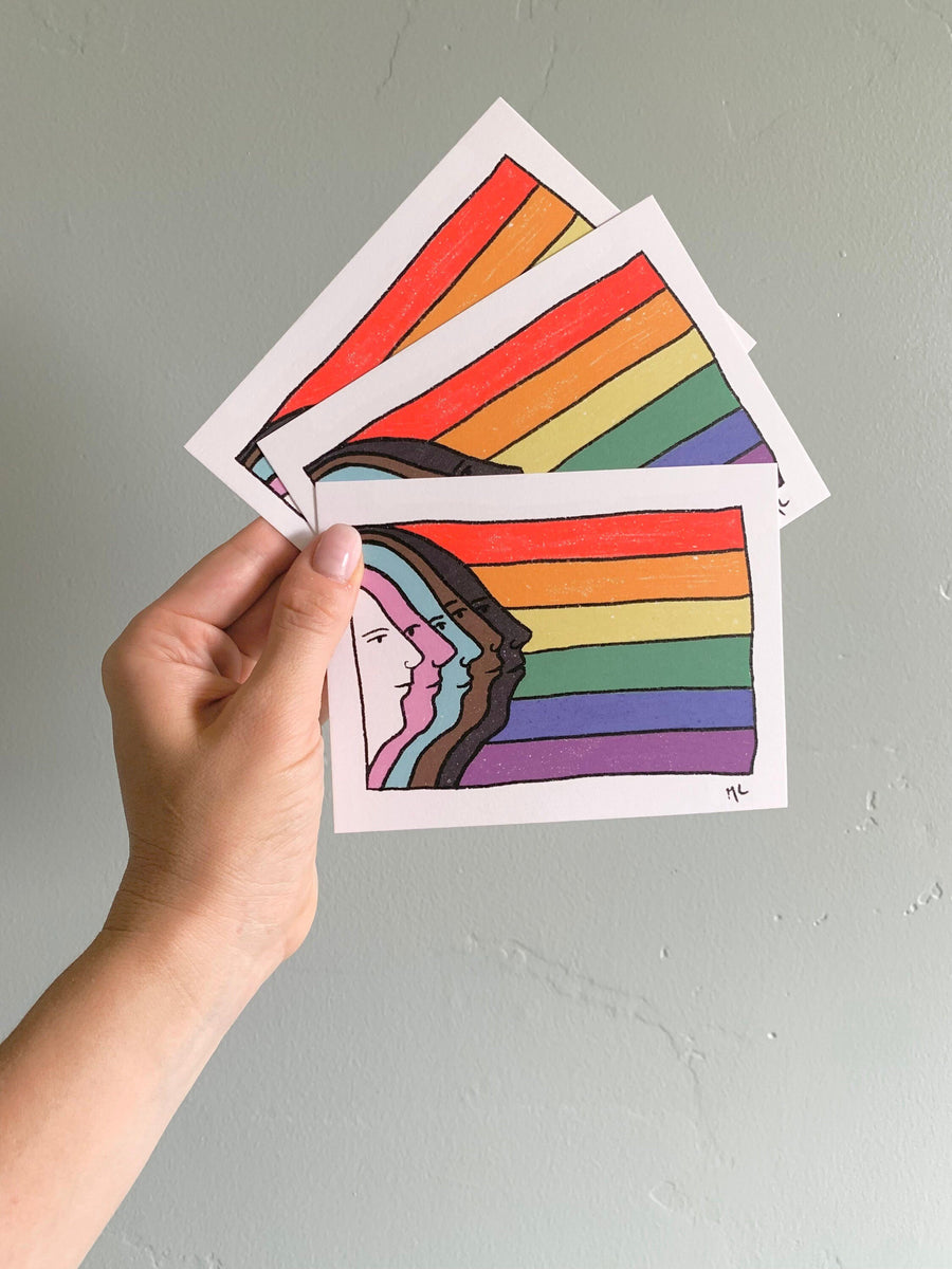 Pride Flag Postcards | Progressive flag | Trans Lives Matter | Gay Pri ...